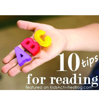 10 Tips for Reading Readiness and Learning Letters