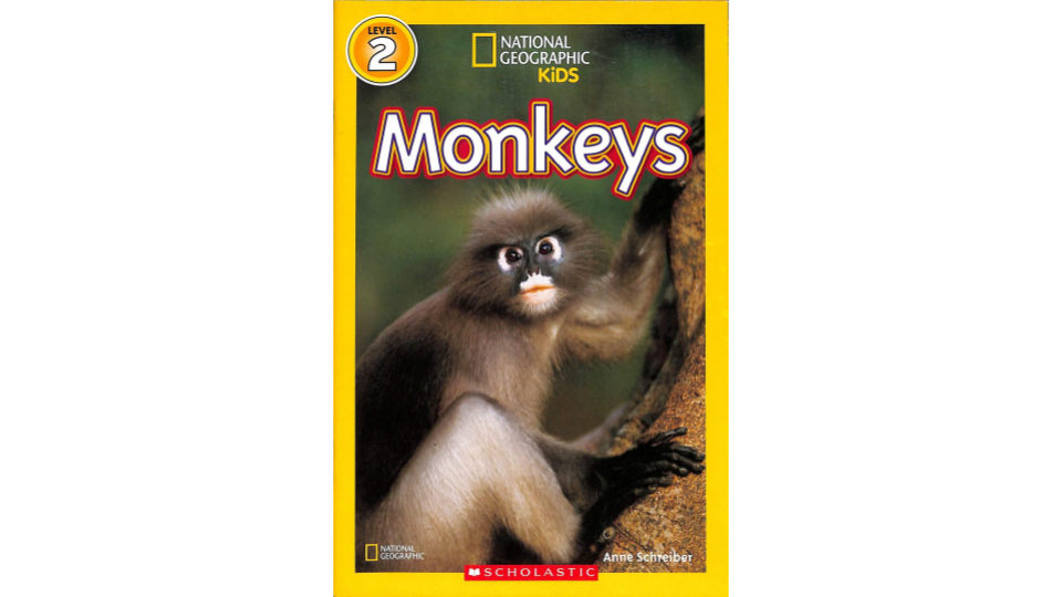 National Geographic: Monkeys by Anne Schreiber - SMART Reading